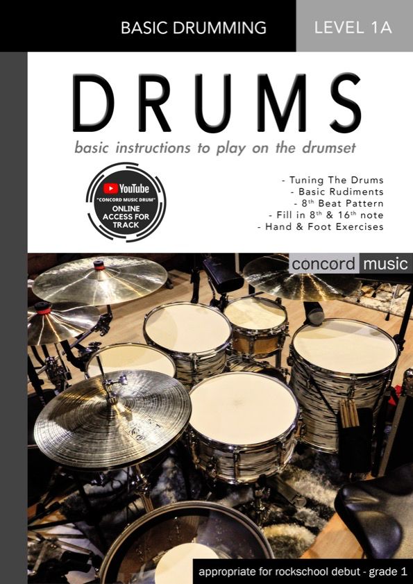 DRUMMING LESSON BOOK 1A BASIC - RockSchoolAsia